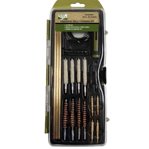 TS UNIVERSAL RIFLE 25 PC. KIT W/ BRASS RODS 25 PIECE - Gun Cleaning ...